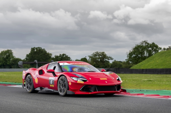 Dynamic UK track debut of Ferrari 296 Challenge thrills drivers at ...