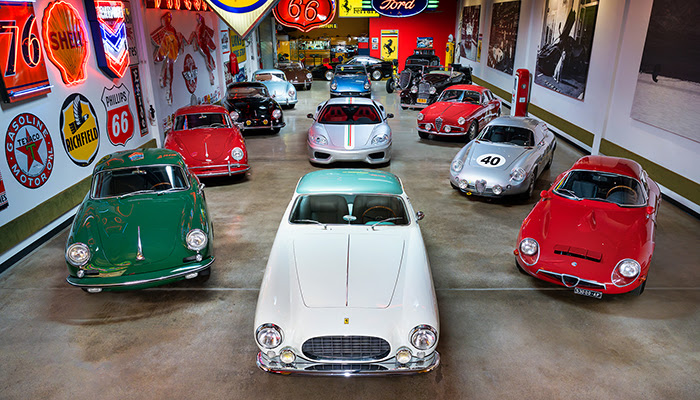 Ken Roath's classic sports cars from Ferrari, Alfa Romeo, Porsche ...