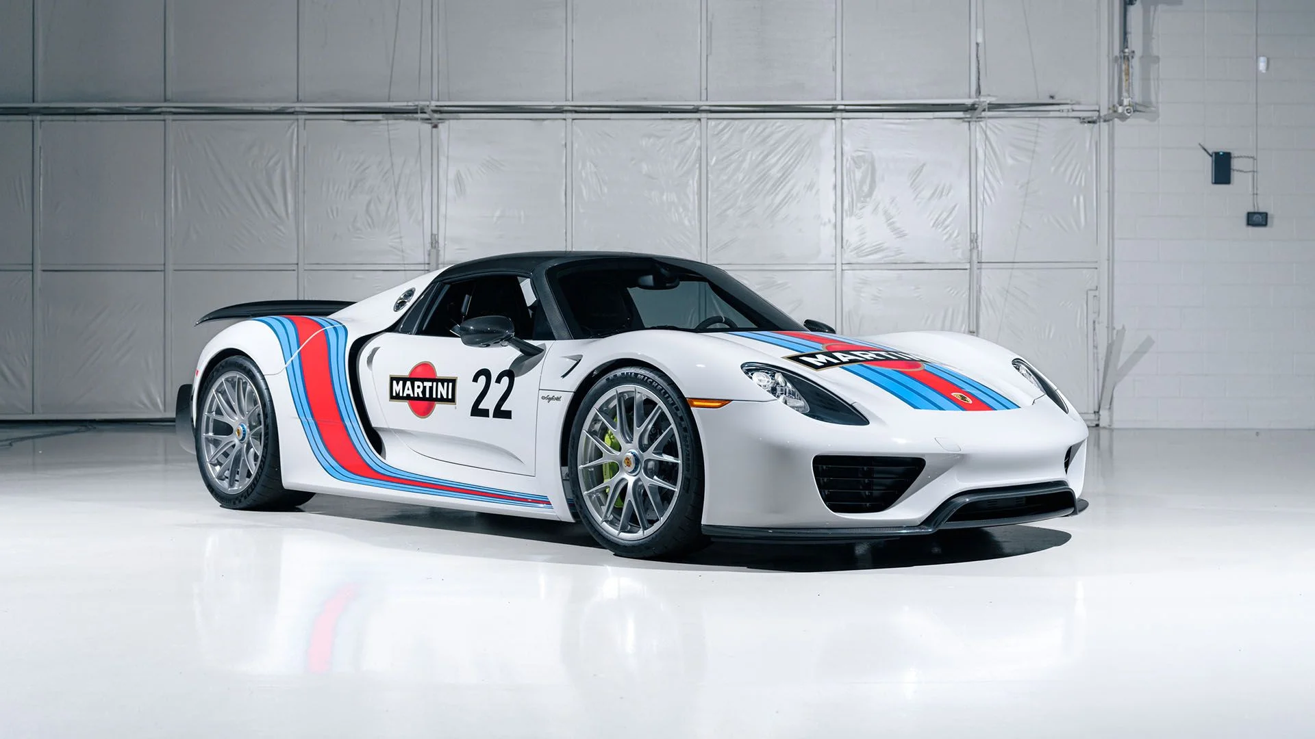 Porsche 918 Spyder Weissach Martini Racing @ Broad Arrow Porsche ...