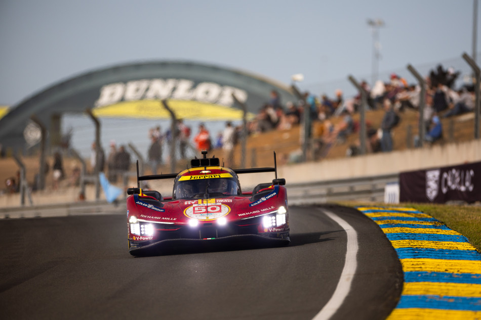 No 50 Ferrari AF Corse 499P Hypercar disqualified from Le Mans ...