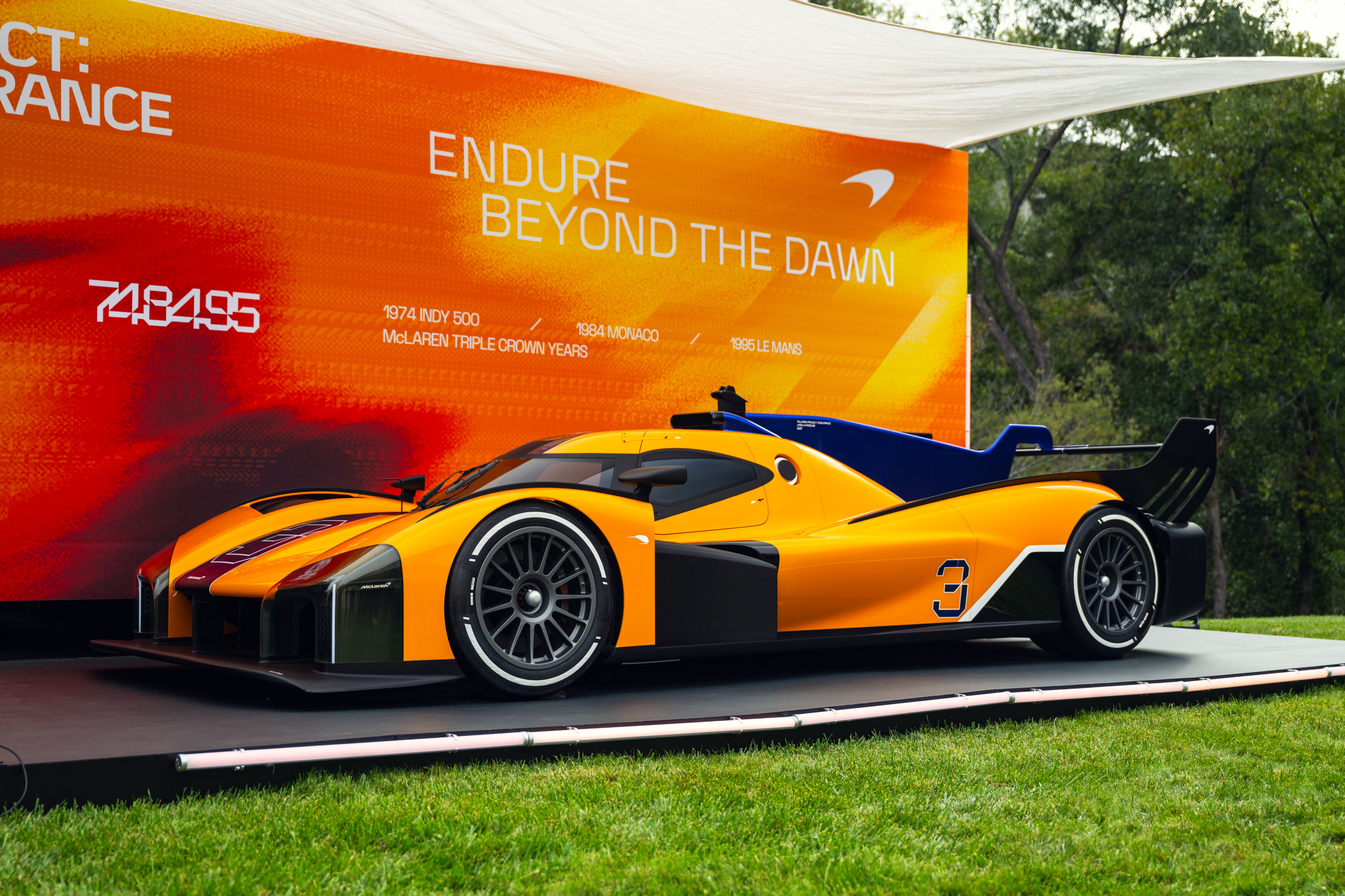 McLaren Project debuts Triple Crown inspired livery during Monterey Car ...