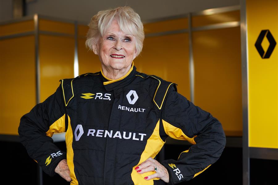 79 year old rally driver, Rosemary Smith, gets behind the wheel of a ...