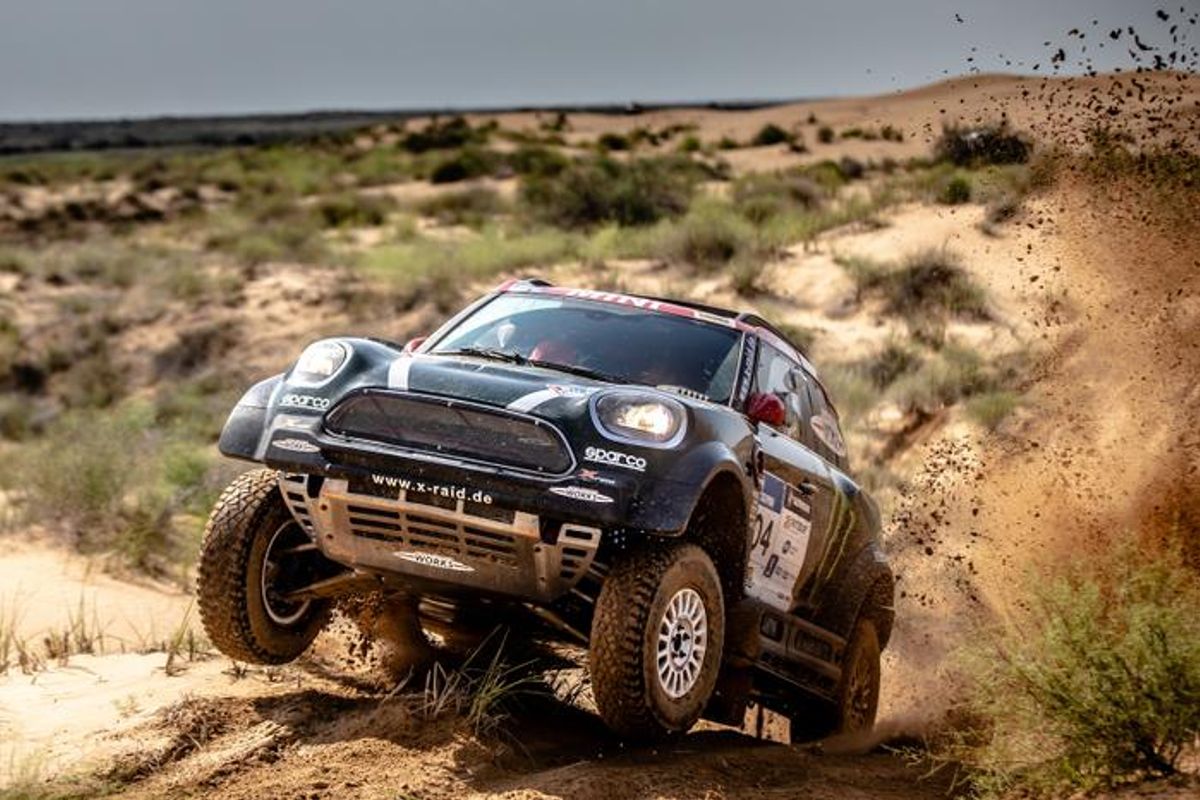 MINI John Cooper Works Rally cars finish one-two in Stage 5 of Silk Way ...