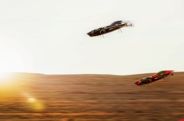 Watch the dawn of electric flying car racing, video of historic first ...