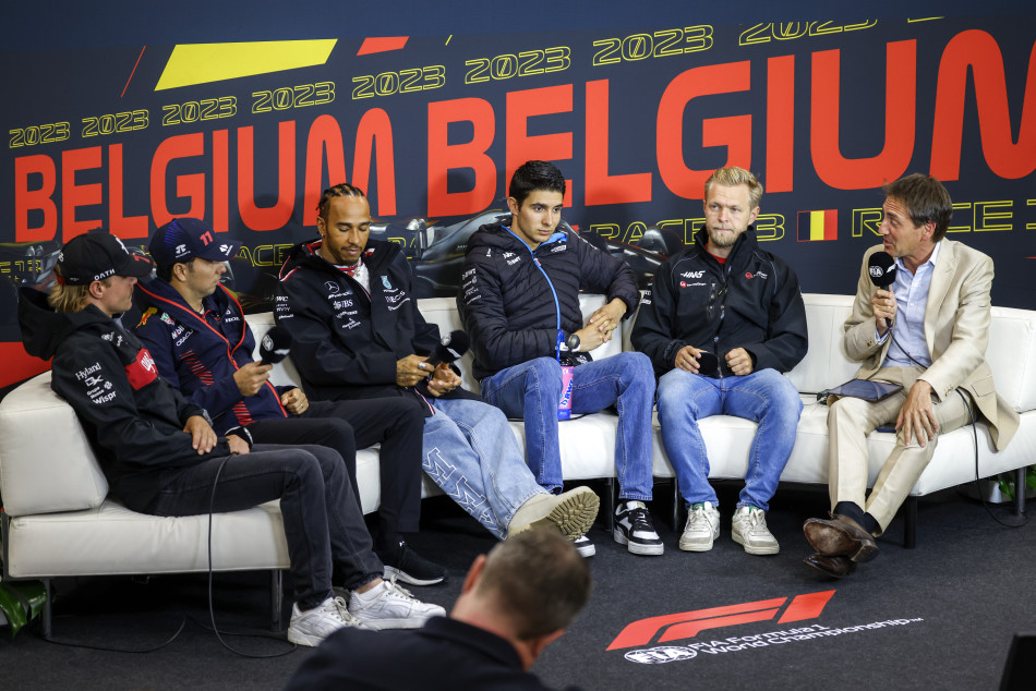 Belgian Grand Prix Drivers' Conference | Motorsport News | Creative ...
