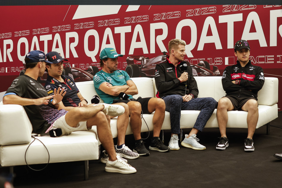 Qatar Grand Prix Drivers' Conference | Motorsport News | Creative ...