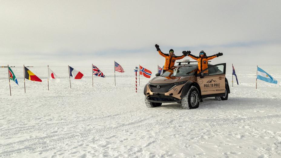 Pole to Pole electric vehicle expedition reaches the South Pole ...