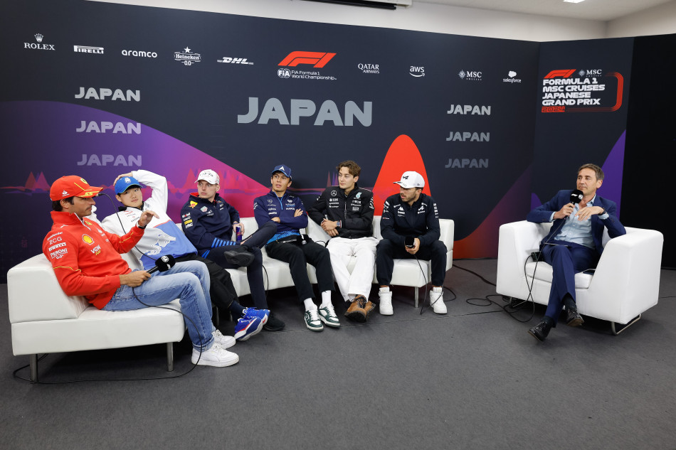 Japanese Grand Prix Drivers' Conference | Motorsport News | Creative ...